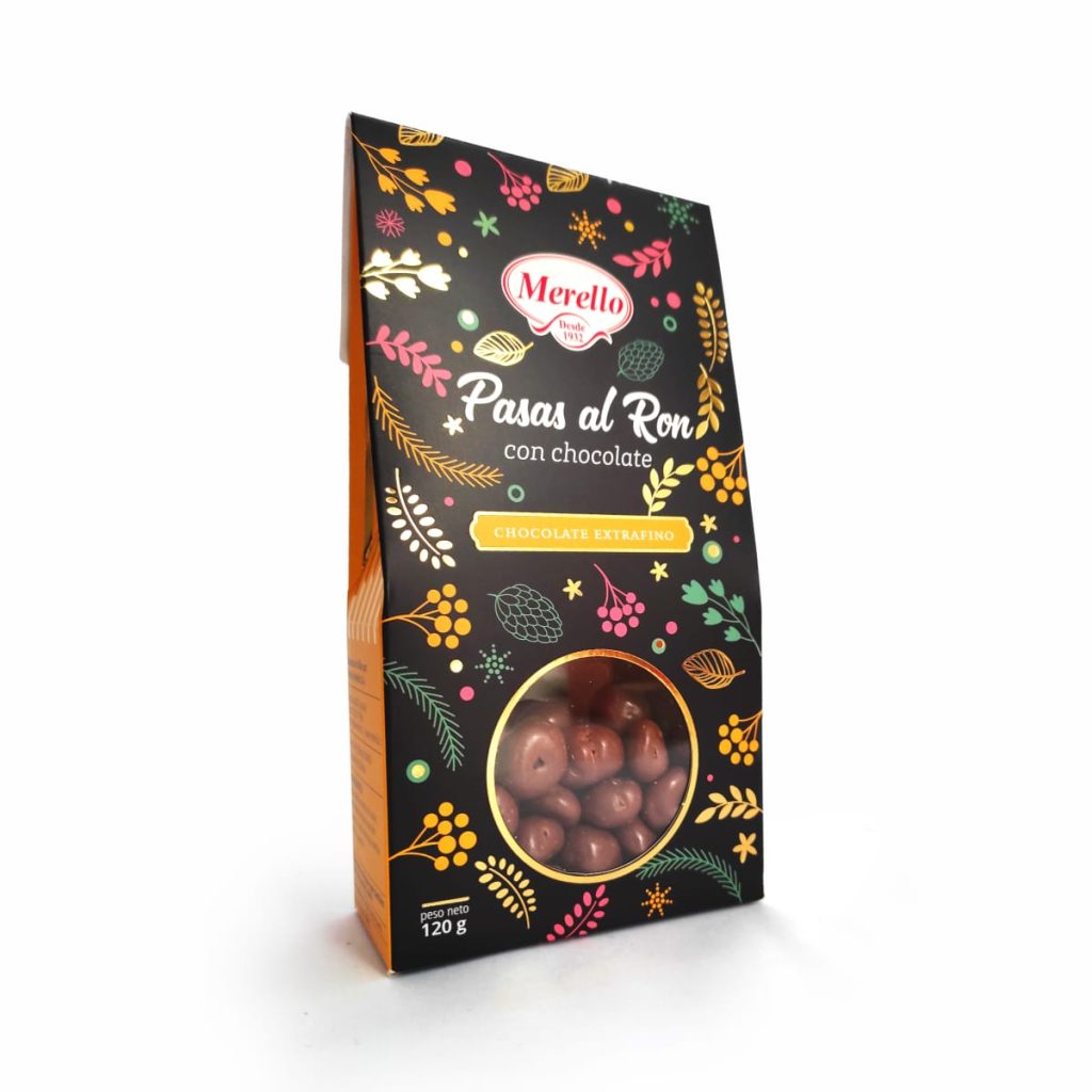 PASAS AL RON CHOCOLATE Confites Merello